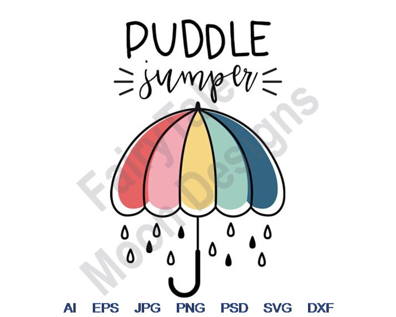 Puddle Jumper Svg Dxf Eps Png Jpg Vector Art Clipart | Etsy