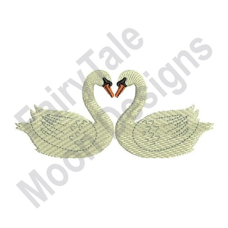 Swan Embroidery - Etsy