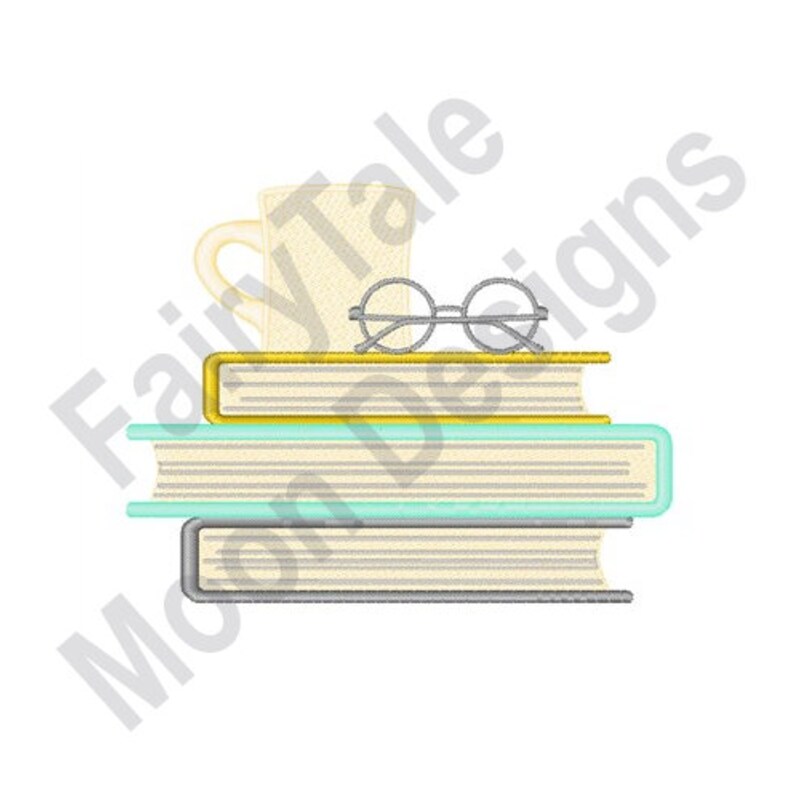 Reading Embroidery Design - Etsy