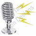 Retro Microphone - Machine Embroidery Design, Desktop Microphone ...