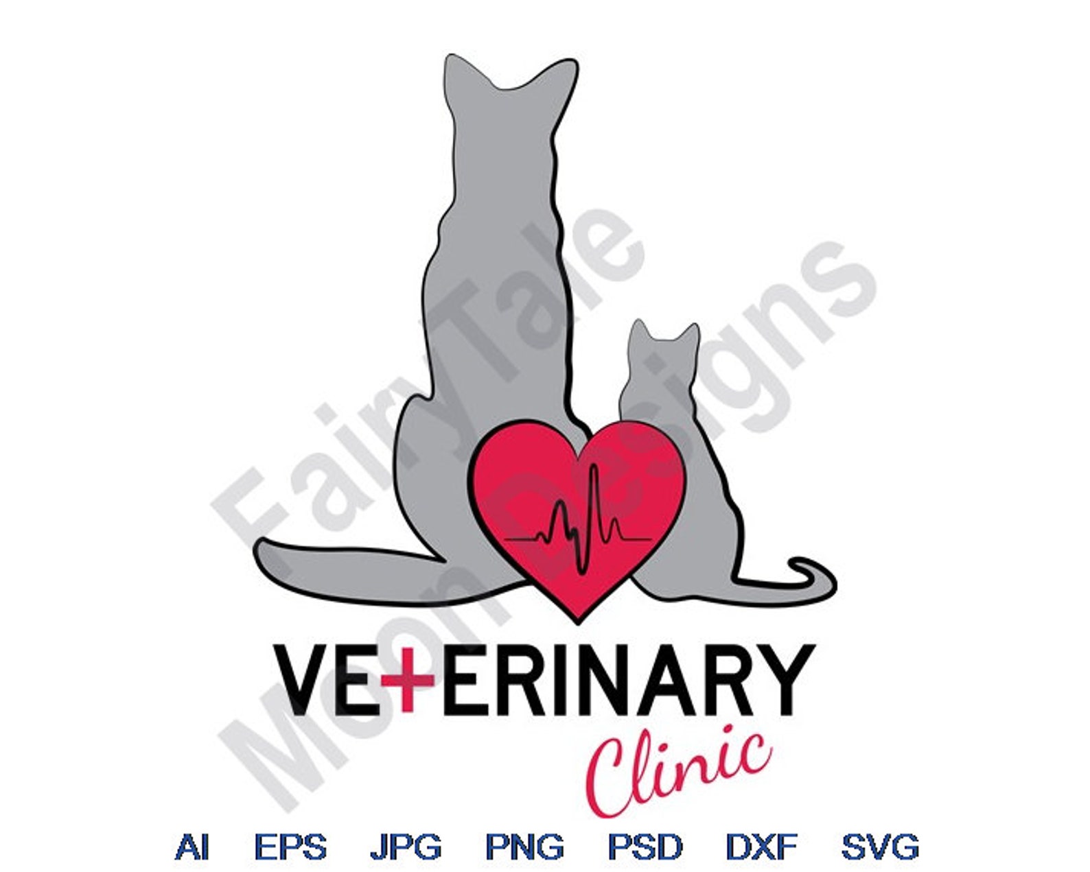 Veterinary Clinic - Svg, Dxf, Eps, Png, Jpg, Vector Art, Clipart, Cut ...