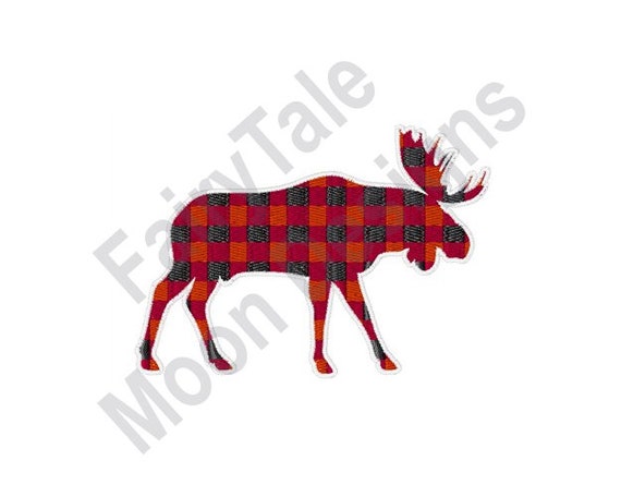 Moose Embroidery Pattern