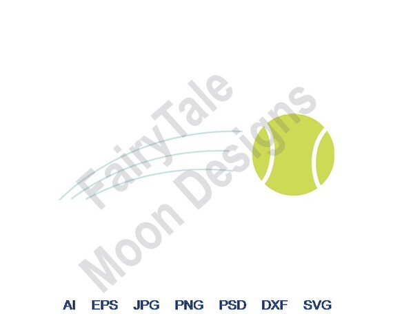 Art & Collectibles Drawing & Illustration Digital Tennis Ball SVG svg ...