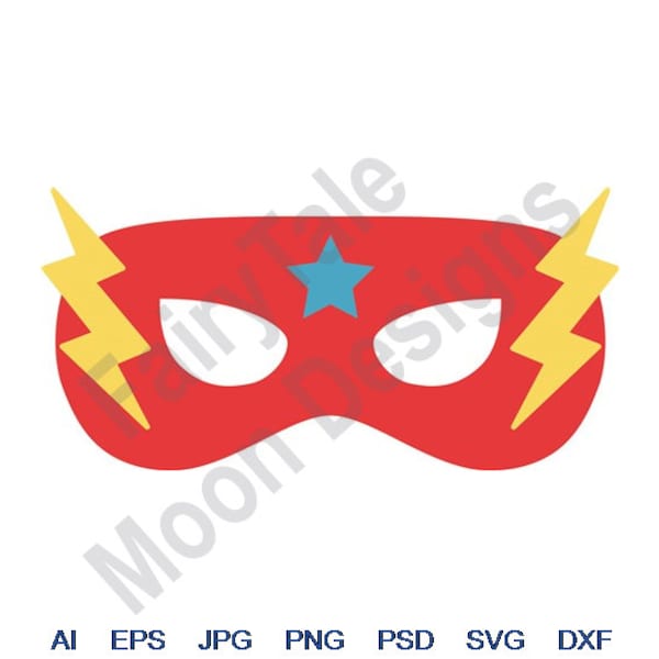 Superhero Mask - Etsy