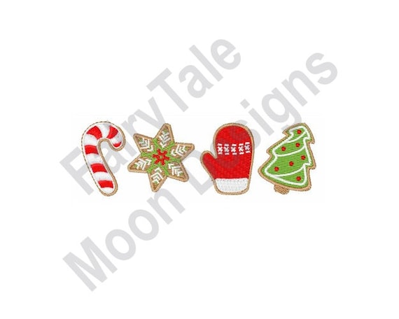 Christmas Border Machine Embroidery Design Xmas Candy Cane | Etsy