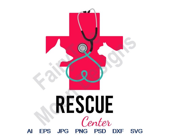 Rescue Center - Svg, Dxf, Eps, Png, Jpg, Vector Art, Clipart, Cut File ...