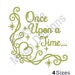 Once Upon A Time - Machine Embroidery Design, Fairytale Story ...