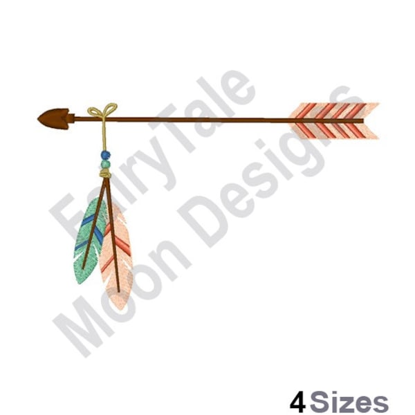 Arrow With Feathers - Etsy