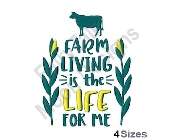 Farm Logo Embroidery - Etsy
