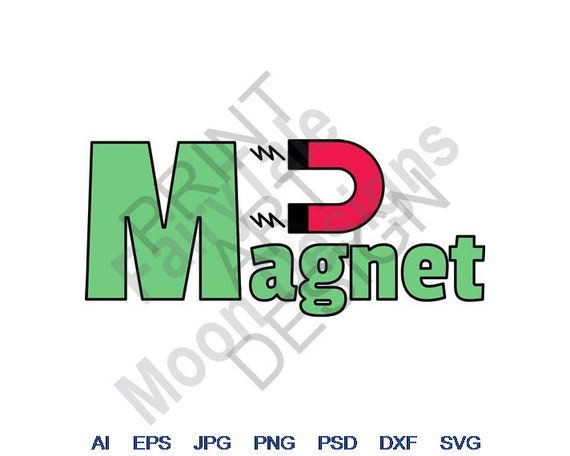 Magnet Svg Dxf Eps Png Jpg Vector Art Clipart Cut - Etsy