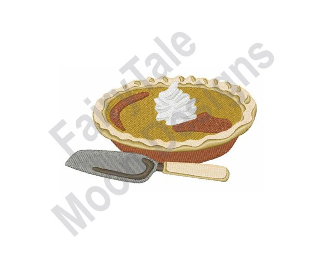 Pumpkin Pie Machine Embroidery Design, Pumpkin Pie Embroidery Pattern ...
