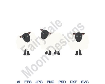 Counting Sheep Clipart - Etsy