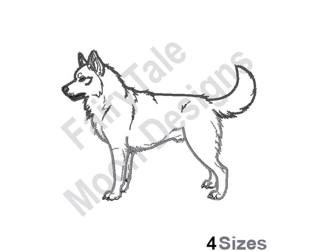 Husky Outline