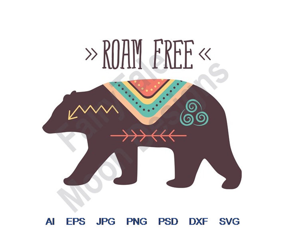 Roam Free Svg Dxf Eps Png Jpg Vector Art Clipart Cut - Etsy