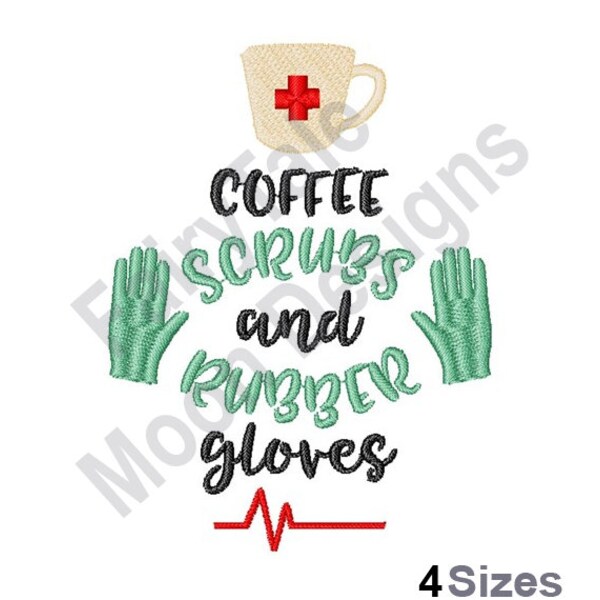 Funny Nurse Embroidery Design - Etsy