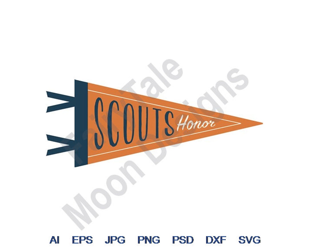 Scouts Honor - Svg, Dxf, Eps, Png, Jpg, Vector Art, Clipart, Cut File ...