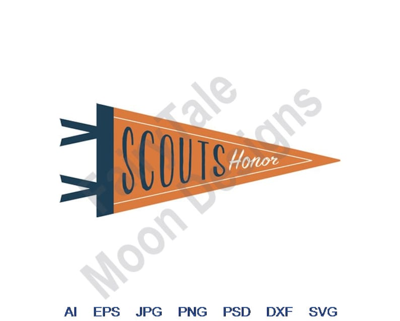 Scouts Honor Svg Dxf Eps Png Jpg Vector Art Clipart | Etsy