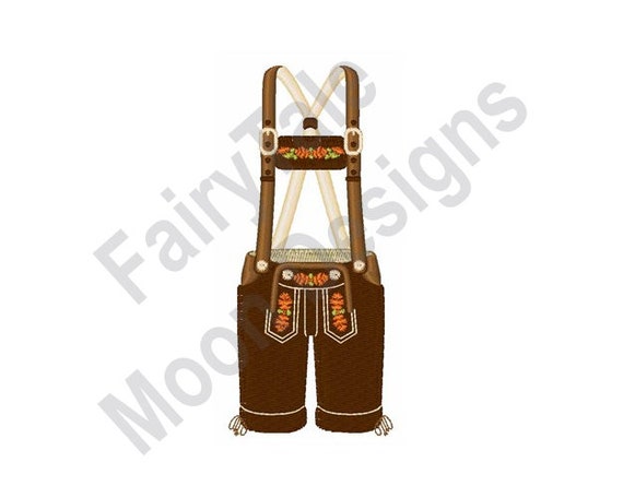 Bavarian Lederhosen Machine Embroidery Design German Folk | Etsy