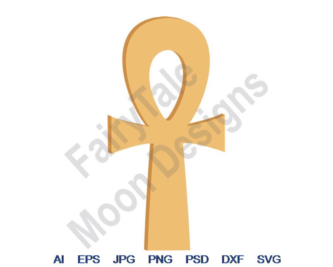 Ankh Symbol Svg, Dxf, Eps, Png, Jpg, Vector Art, Clipart, Cut File ...