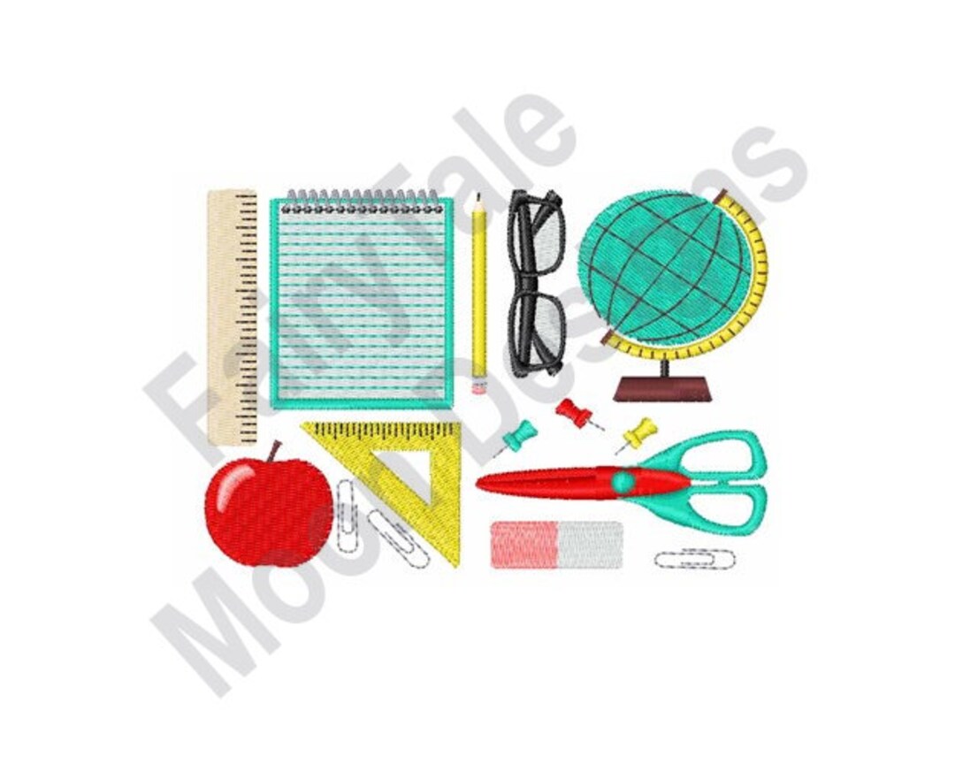 Teacher Classroom Supplies - Machine Embroidery Design, Teacher ...