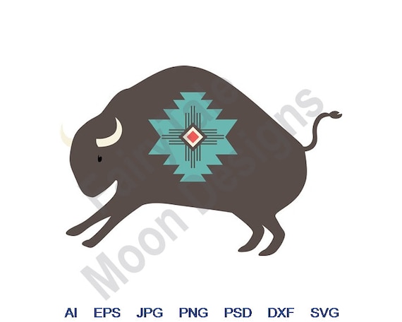 Native American Bison Symbol