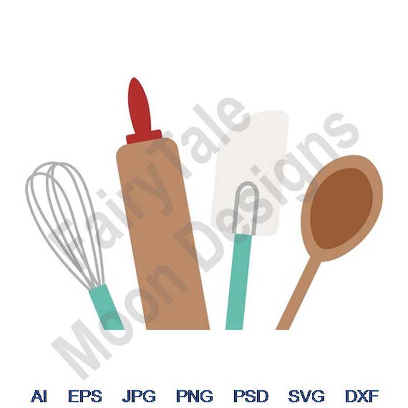 Utensils Clipart - Etsy