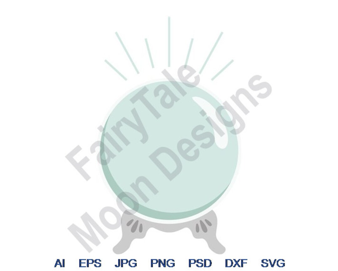 Crystal Ball Svg, Dxf, Eps, Png, Jpg, Vector Art, Clipart, Cut File ...