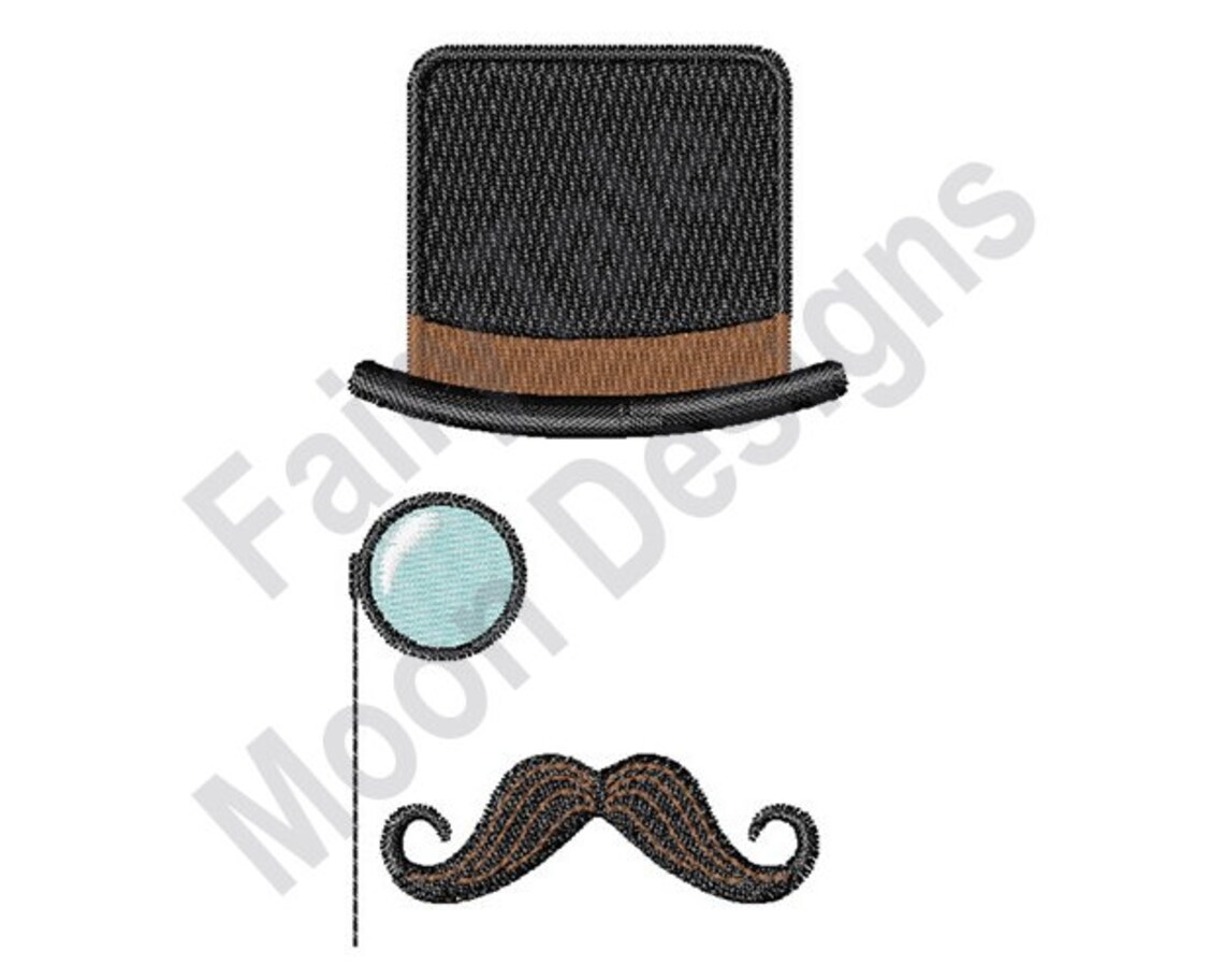 Gentleman Face - Machine Embroidery Design, Classy Gentleman Embroidery ...
