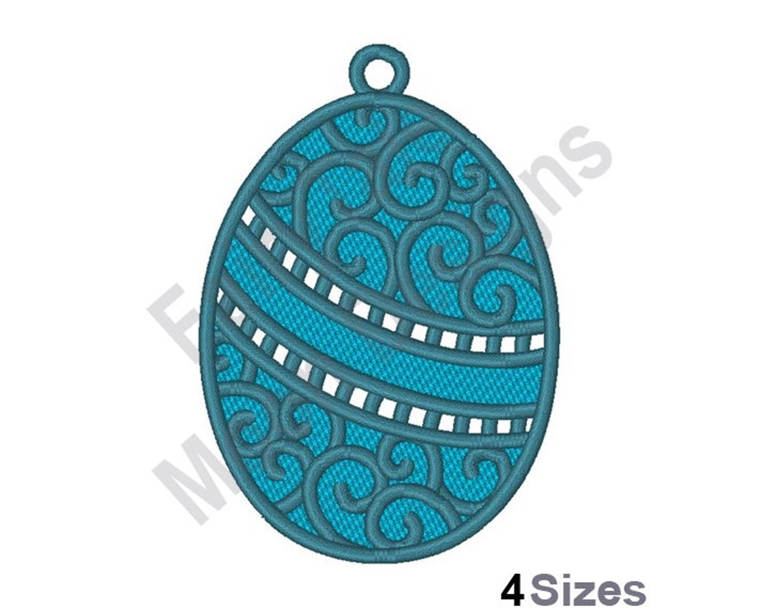 FSL Easter Egg - Machine Embroidery Design, Freestanding Lace Easter ...