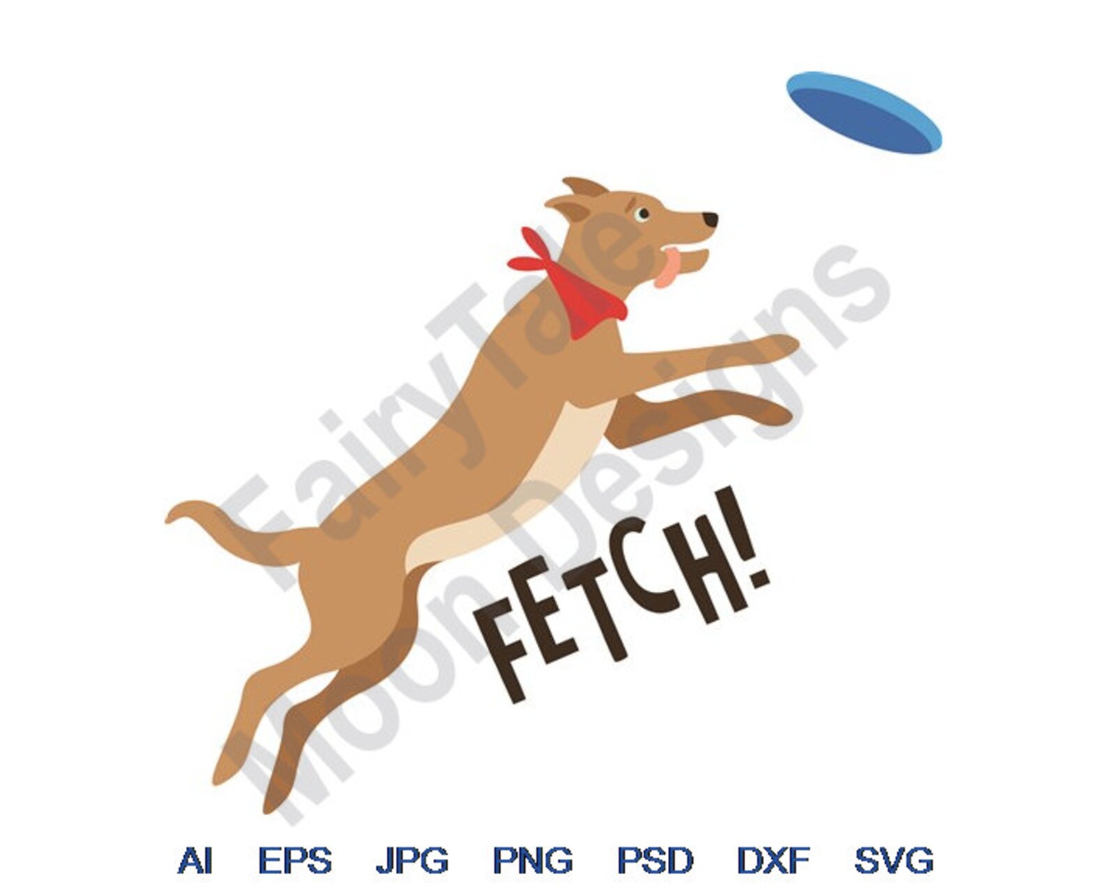 Fetch Svg Dxf Eps Png Jpg Vector Art Clipart Cut - Etsy