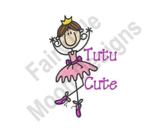 Cute Stick Girl Pattern Happy Girl Embroidery Design Stick Girl Pattern ...
