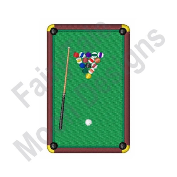 Pool Cue Embroidery Patch - Etsy