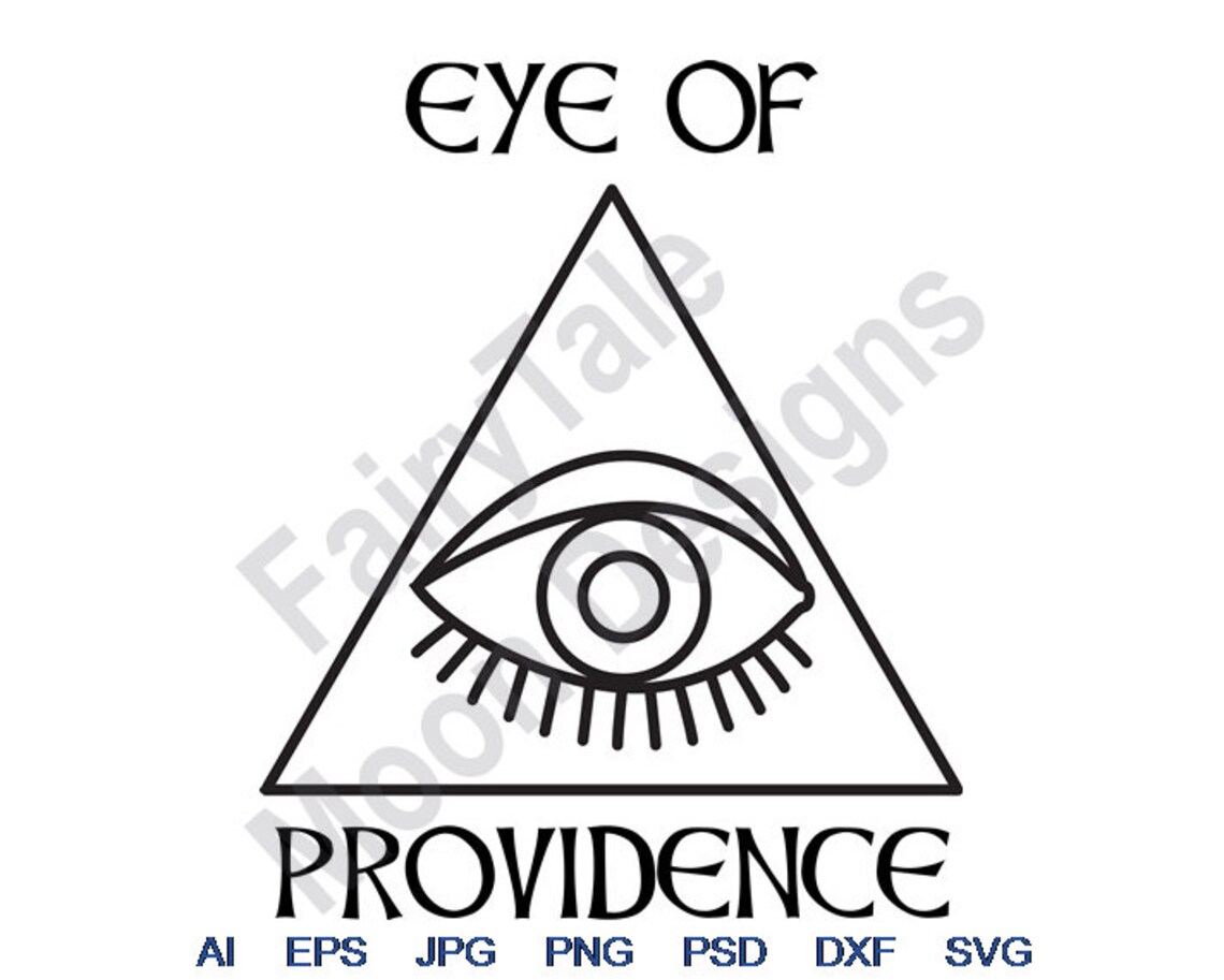 Eye of Providence Svg Dxf Eps Png Jpg Vector Art - Etsy UK
