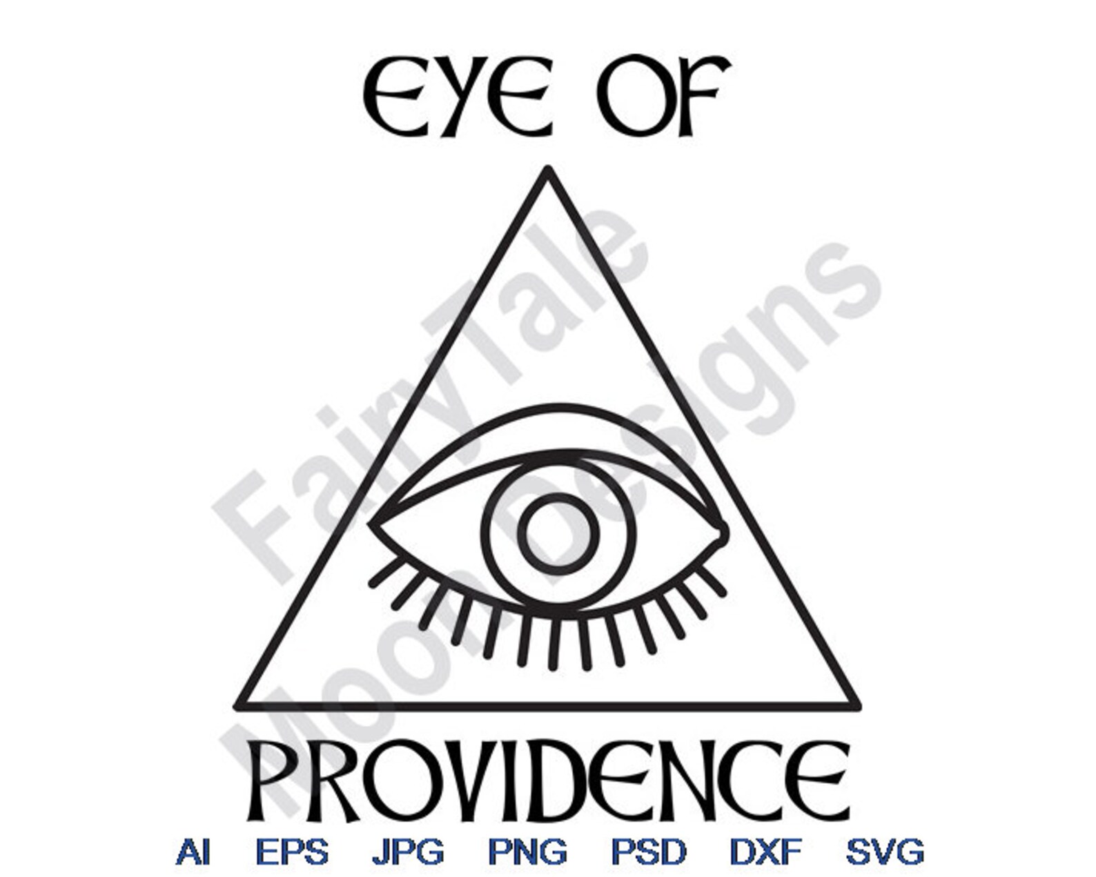 Eye of Providence Svg Dxf Eps Png Jpg Vector Art - Etsy UK