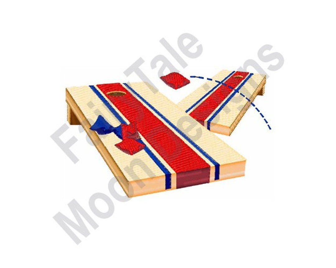 Cornhole Toss Game - Machine Embroidery Design, Bean Bag Game ...