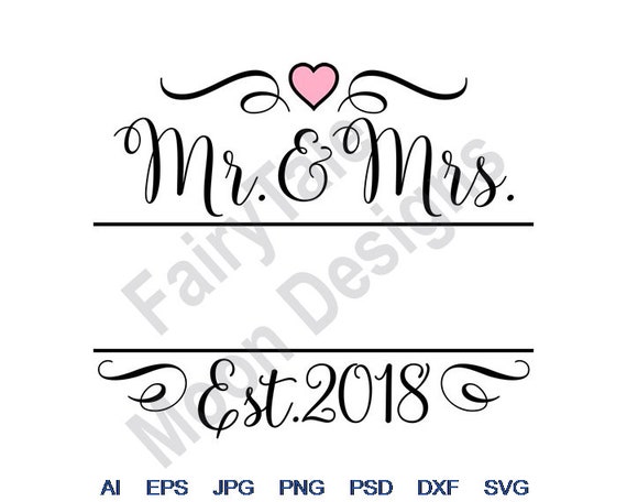 Est 2018 Svg Dxf Eps Png Jpg Vector Art Clipart Cut | Etsy