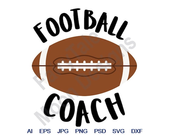 Football Coach Svg Dxf Eps Png Jpg Vector Art Clipart - Etsy