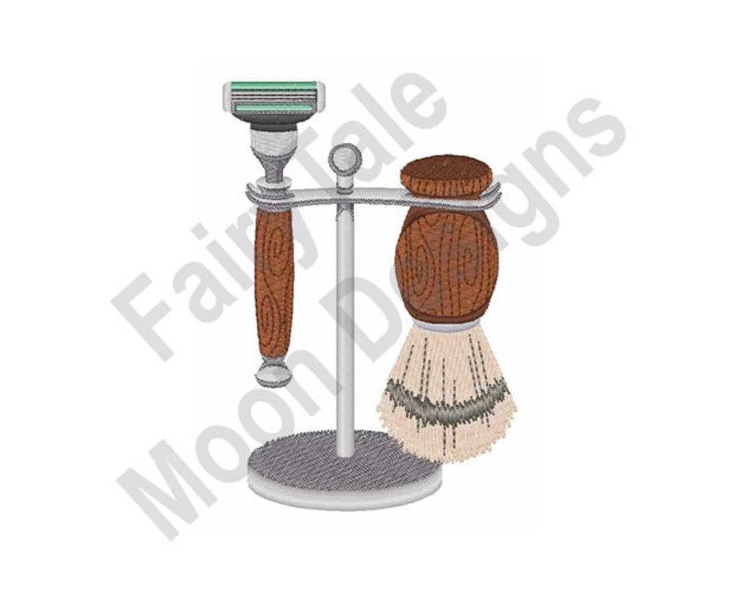 Shaving Kit - Machine Embroidery Design, Shaving Set Embroidery Pattern ...