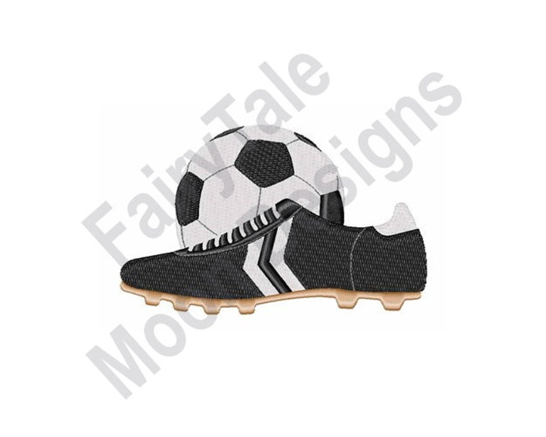 Soccer Gear - Machine Embroidery Design, Soccer Shoe Soccer Ball ...