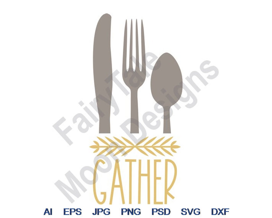 Gather Svg, Dxf, Eps, Png, Jpg, Vector Art, Clipart, Cut File ...