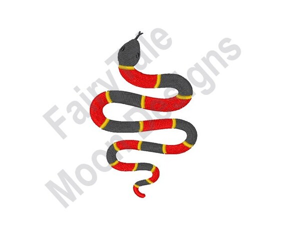 Snake Machine Embroidery Design Baby Snake Embroidery | Etsy