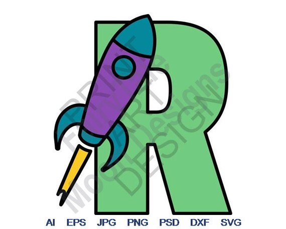 Space Shuttle Clip Art Letters