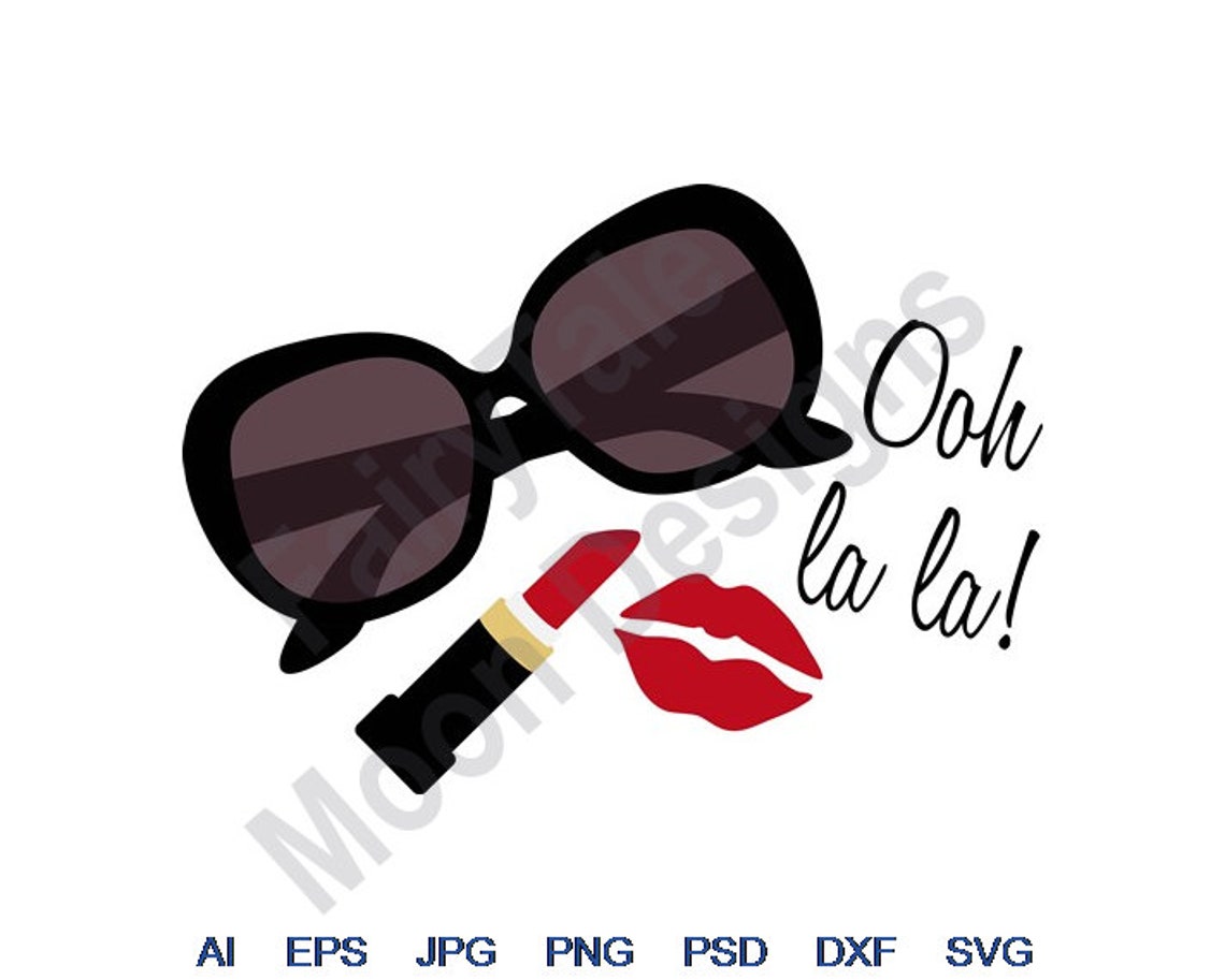 Ooh La La Svg Dxf Eps Png Jpg Vector Art Clipart Cut | Etsy
