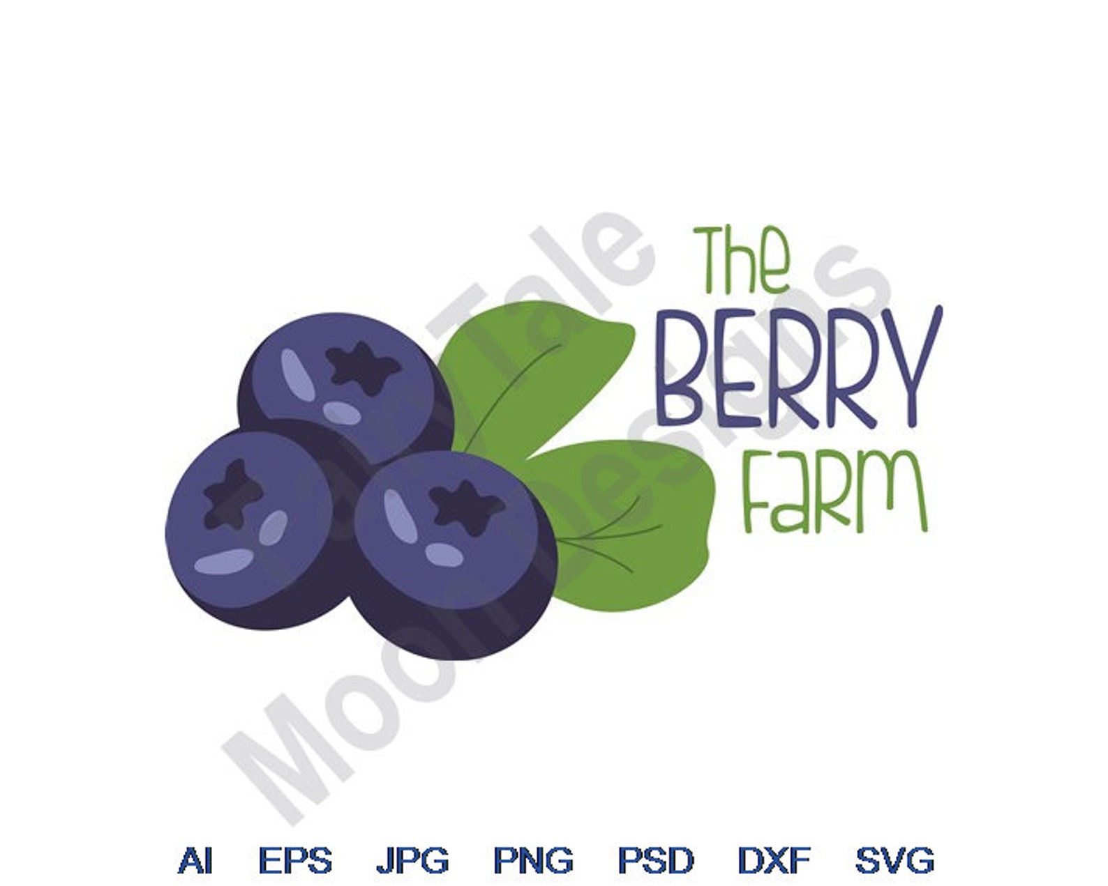 The Berry Farm - Svg, Dxf, Eps, Png, Jpg, Vector Art, Clipart, Cut File ...