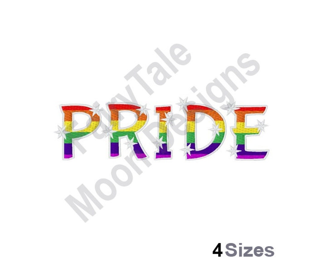 Gay Pride - Machine Embroidery Design, LGBT Pride Flag Embroidery ...