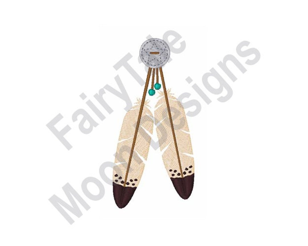 Indian Feathers - Machine Embroidery Design, Native American Feathers ...