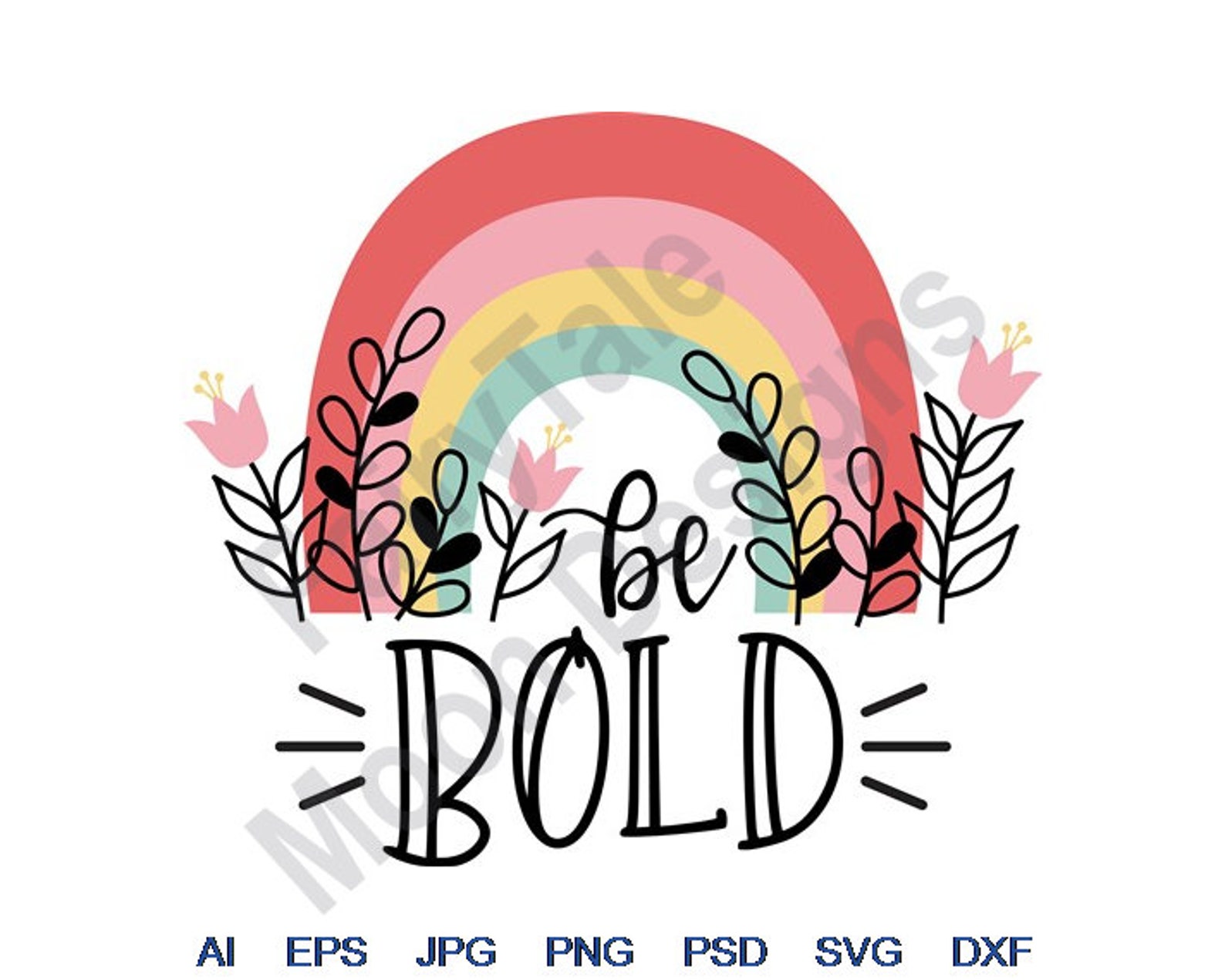 Be Bold Svg Dxf Eps Png Jpg Vector Art Clipart Cut - Etsy