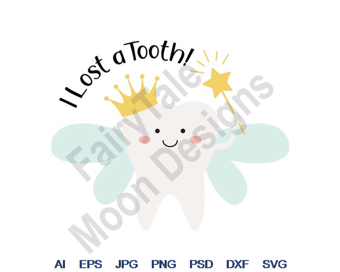 Lost A Tooth Svg Dxf Eps Png Jpg Vector Art Clipart - Etsy