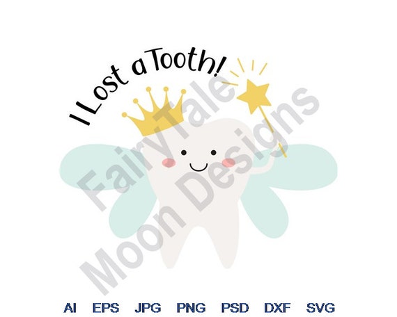 Lost A Tooth Svg Dxf Eps Png Jpg Vector Art Clipart | Etsy
