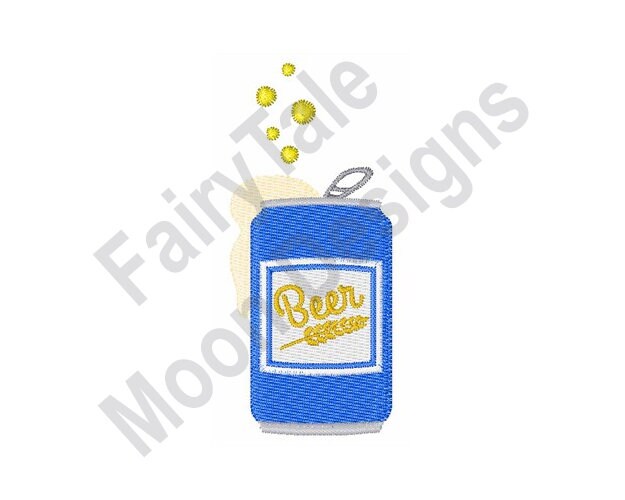 Beer - Machine Embroidery Design, Beer Can Embroidery Pattern ...